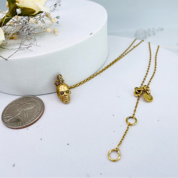 India Hicks | Jewelry | India Hicks Gold Tone Skeleton Pendant Necklace | Poshmark